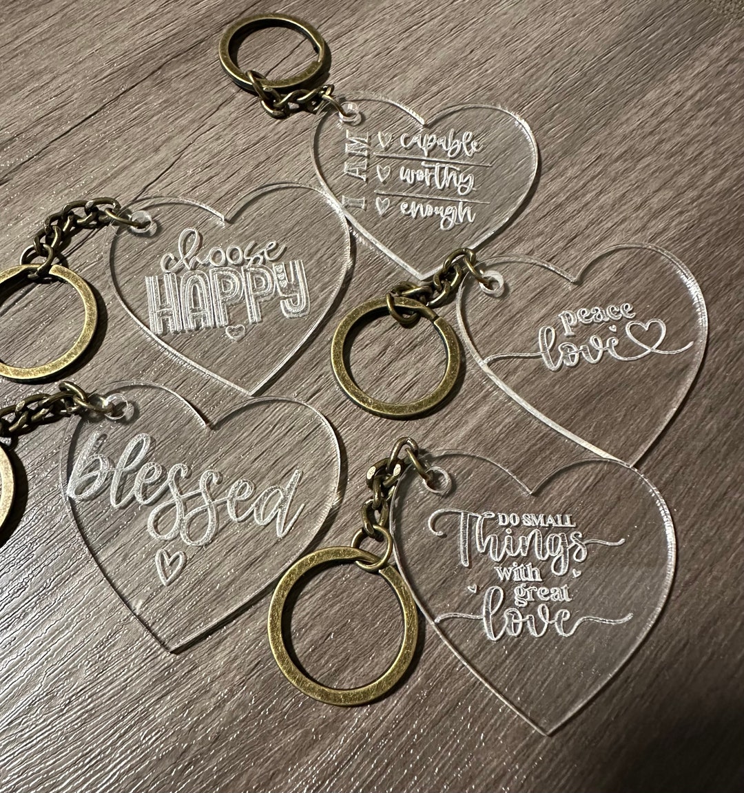Keychain Quotes, Encouragement Keychain,, Inspirational Keychain ...