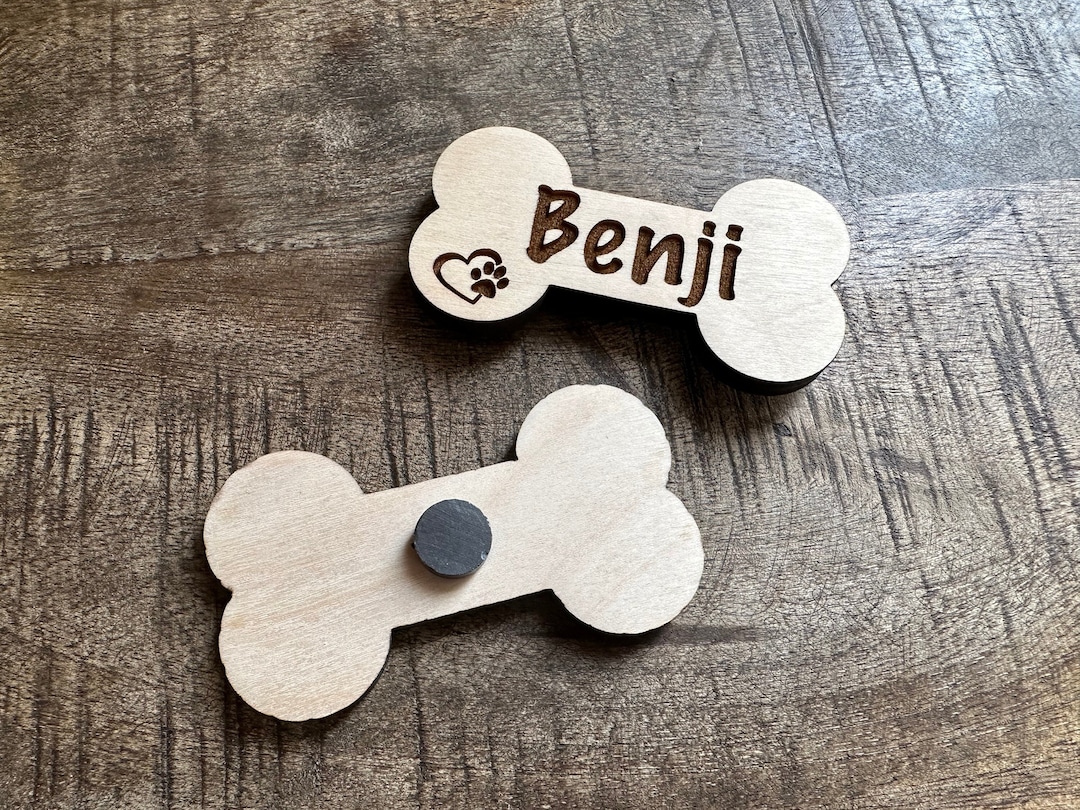 Dog Custom Name Magnet, Custom Dog Magnet, Custom Puppy Magnet, Custom ...