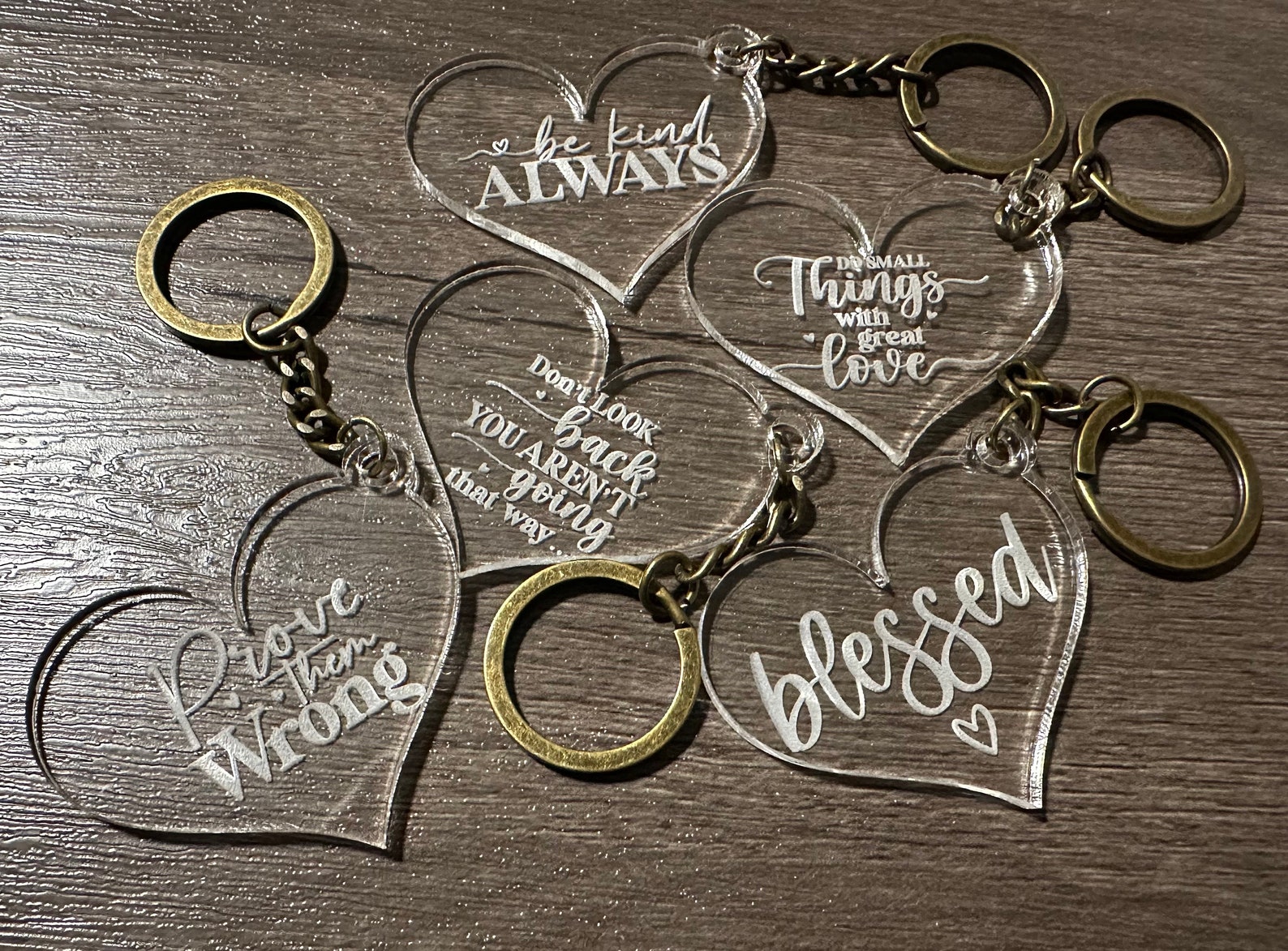 Keychain Quotes Encouragement Keychain Inspirational - Etsy