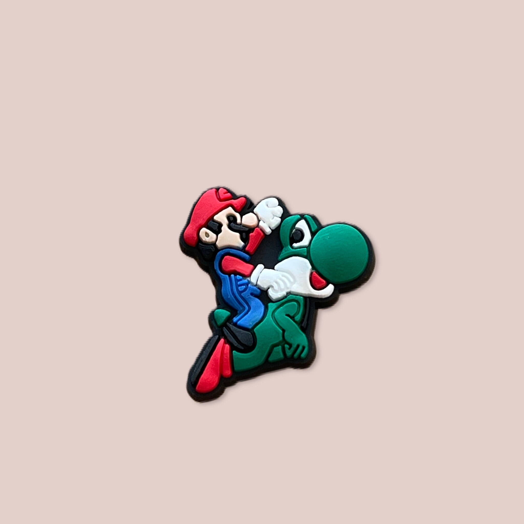 Mario & Yoshi Shoe Charm - Etsy