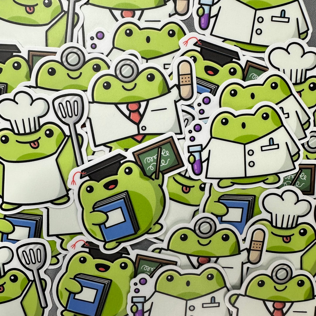 Frogs on the Job - Etsy