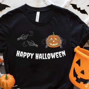 ASL Happy Halloween Tee, Happy Halloween in American Sign Language Gift ...