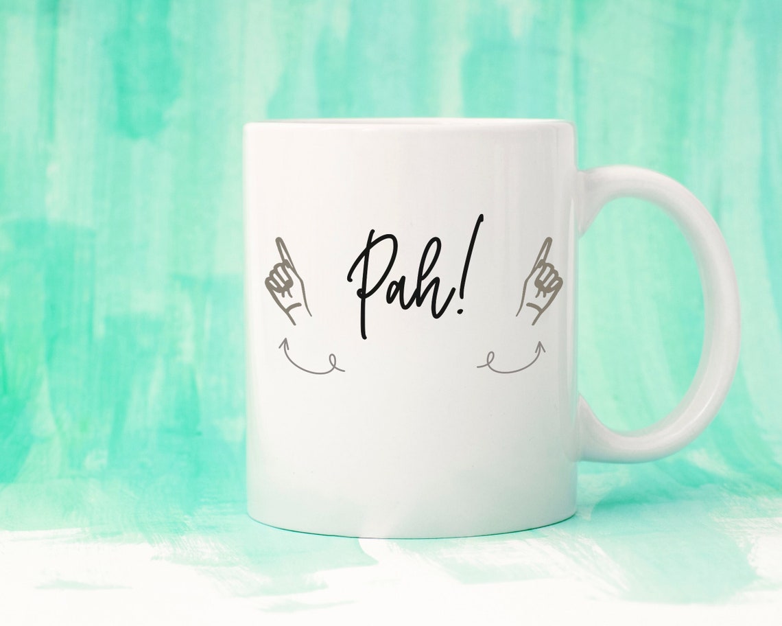 ASL Pah Coffee Mug American Sign Language Gift ASL Gift ASL - Etsy