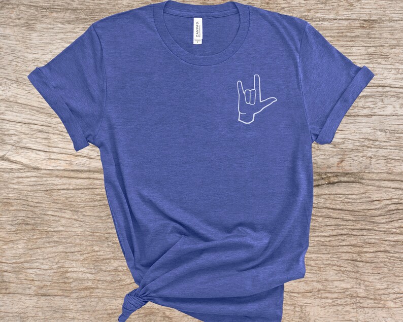 Ily Hand Sign ASL Shirt, Hand Love Tee, Valentines Day T-shirt, I Love ...