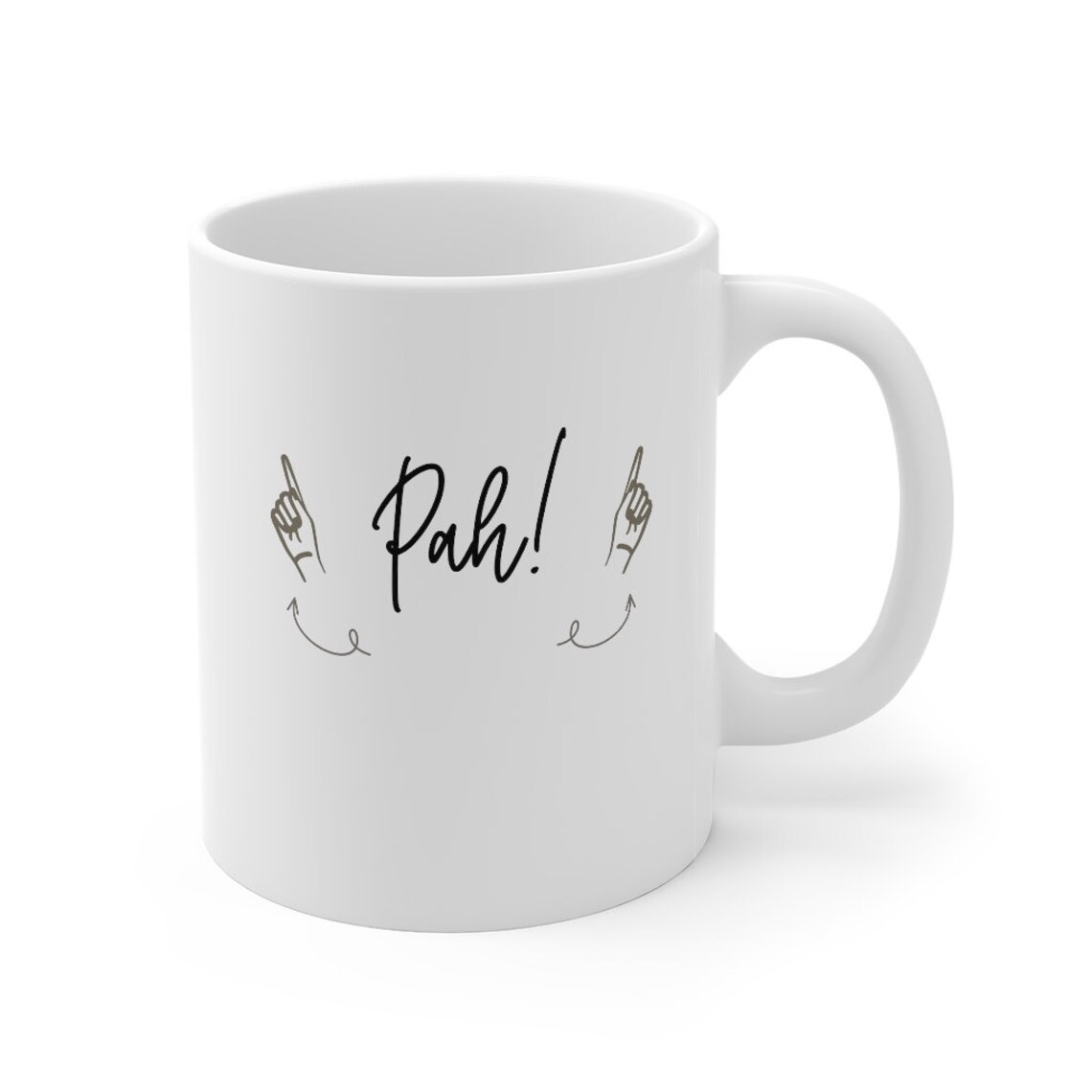 ASL Pah Coffee Mug American Sign Language Gift ASL Gift ASL - Etsy