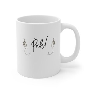 ASL Pah Coffee Mug, American Sign Language Gift, ASL Gift, ASL Teacher ...