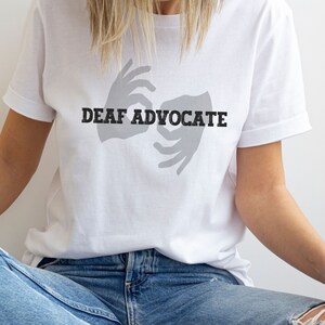 Deaf Advocate Interpreter Tee - ASL Interpreting Gift, Concert ...