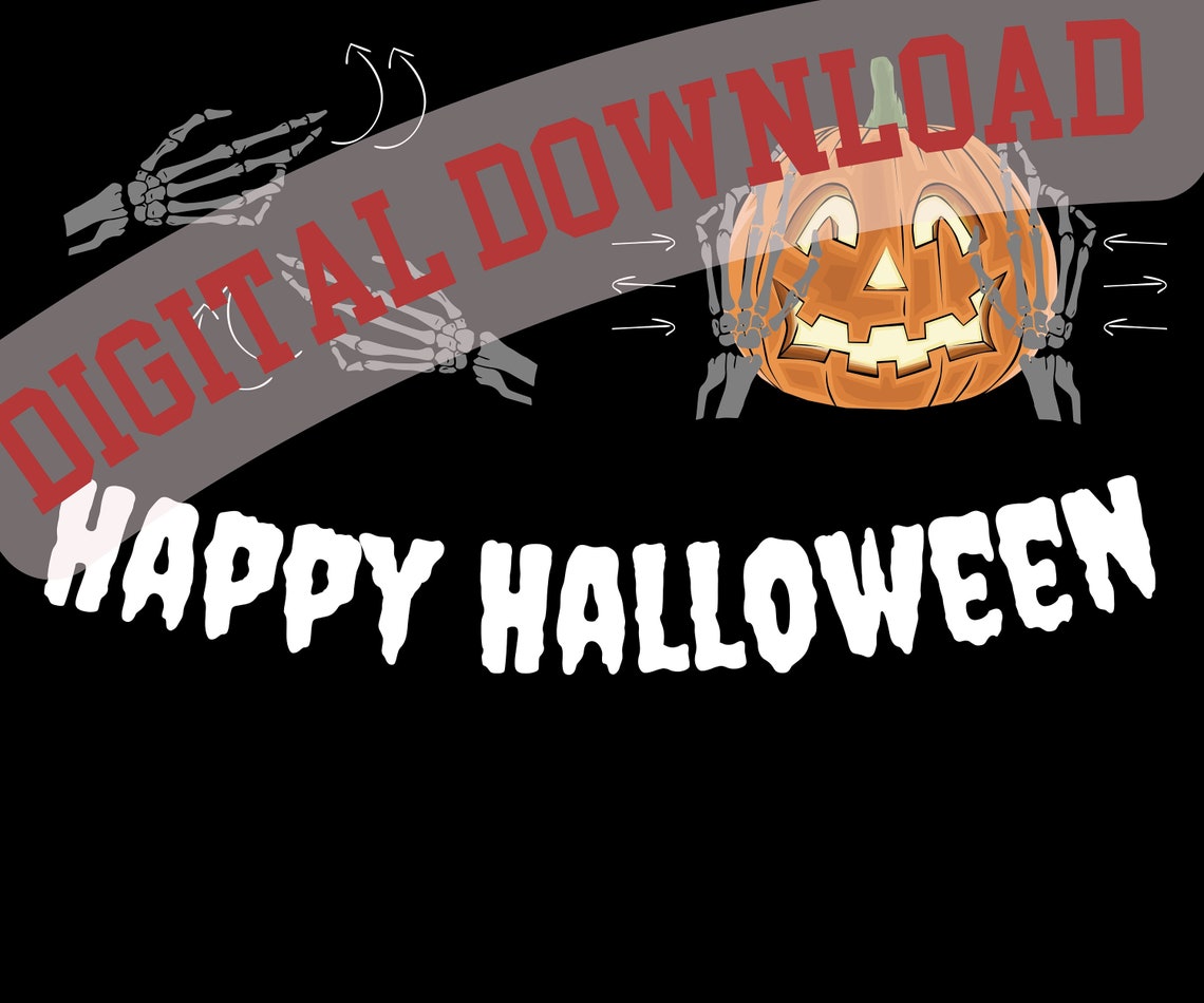 ASL Happy Halloween PNG Transparent Digital Download Deaf - Etsy