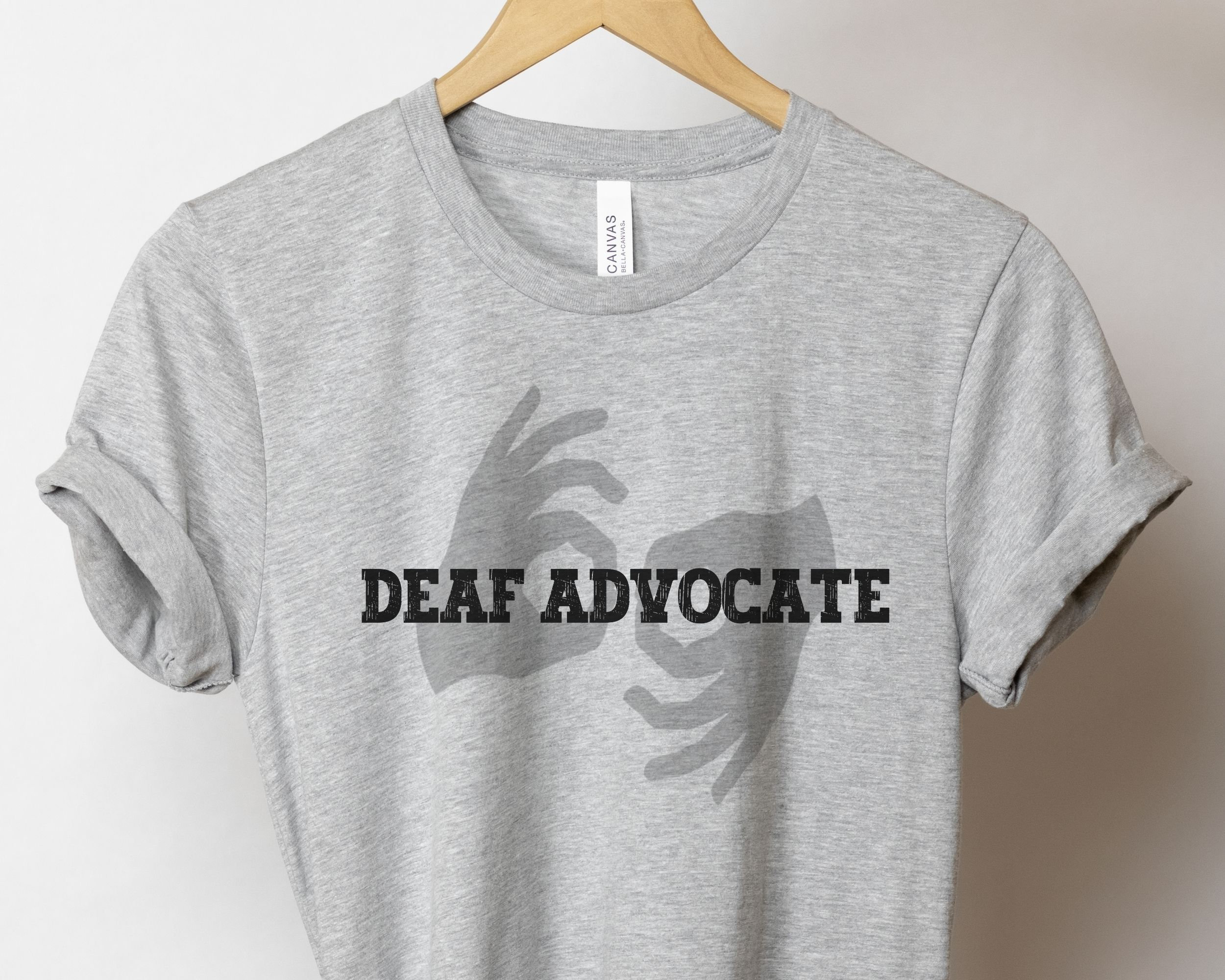 Deaf Advocate Interpreter Tee - ASL Interpreting Gift, Concert Interpreter, Health Asl Legal ...