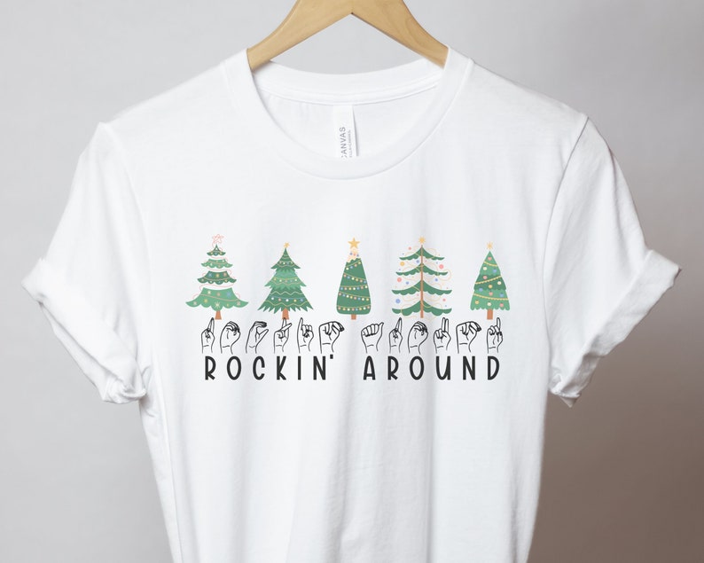 ASL Rockin' Around Fingerspelling American Sign Language - Etsy