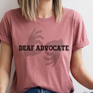 Deaf Advocate Interpreter Tee - ASL Interpreting Gift, Concert ...