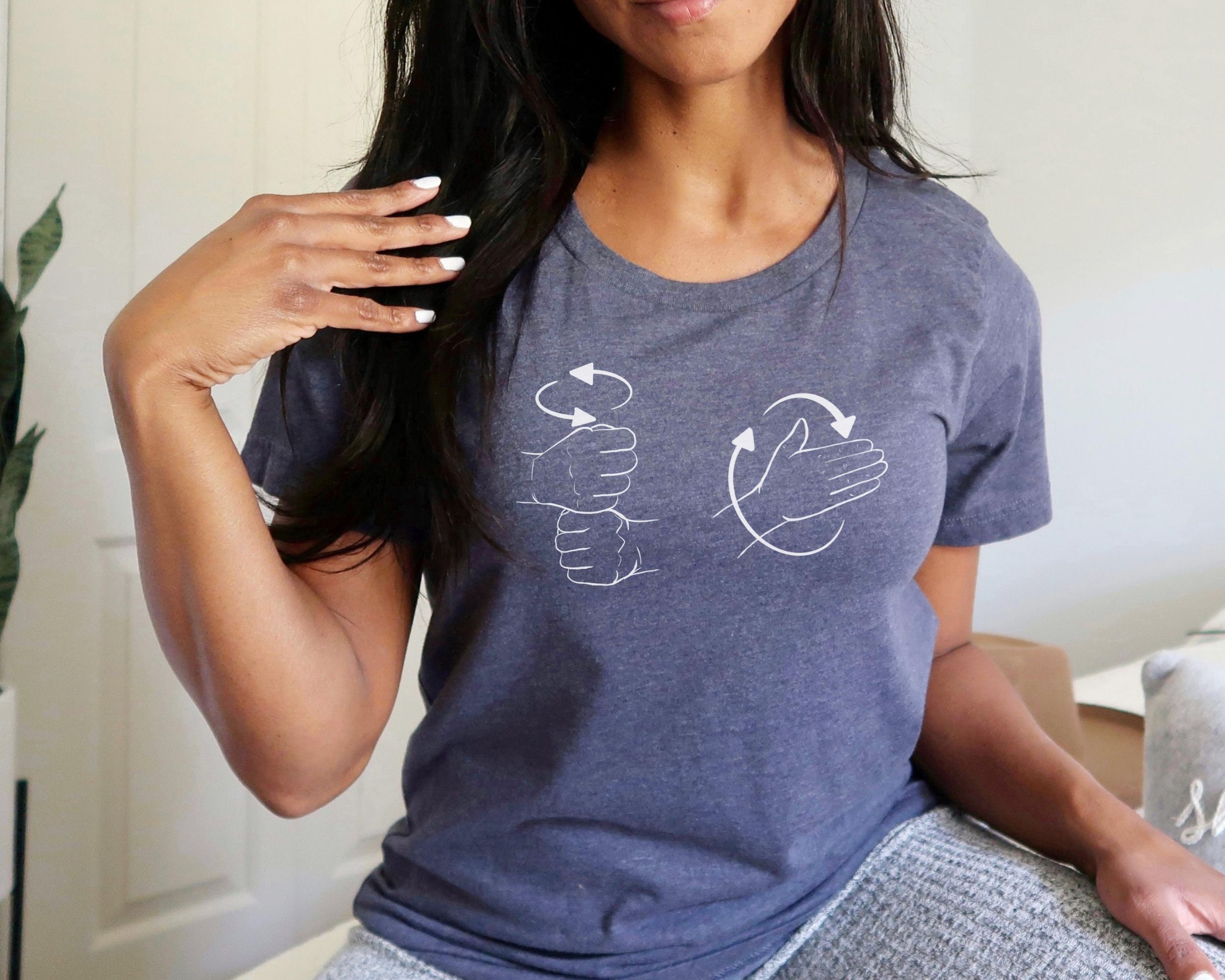 ASL Coffee Please American Sign Language Hands Asl Tee Gift for Deaf or ...