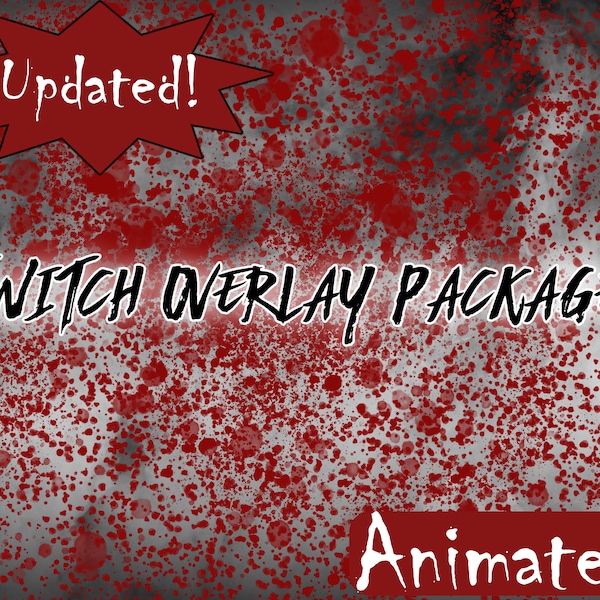 Scary Theme Overlay - Etsy