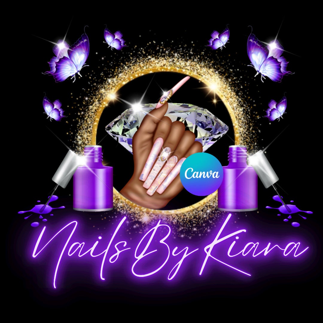 Nail Tech Logo, DIY Logo, Business Logo, Luxury Logo, Glam Logo ...