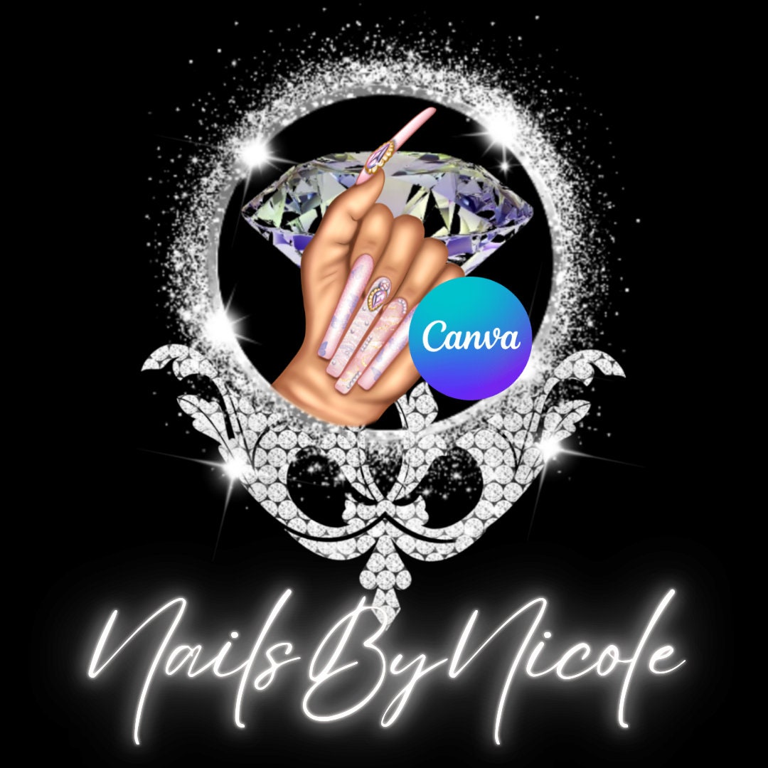 Nail Tech Logo, DIY Logo, Business Logo, Luxury Logo, Glam Logo ...