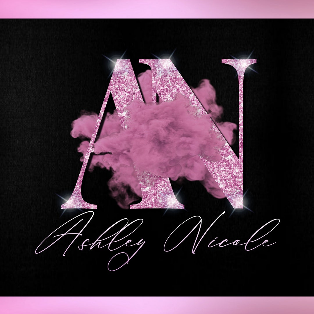 Blush Pink Luxury Signature Logo | Mauve Luxury Logo - Etsy