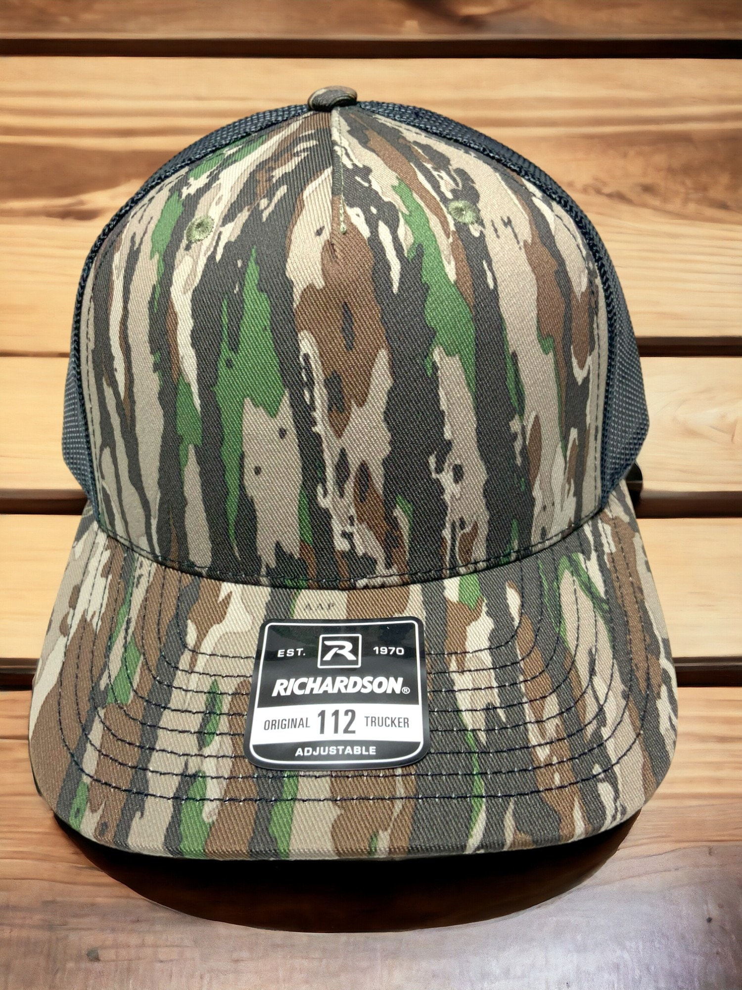 Turkey Track Patch Hat: Mossy Oak, Realtree Camo - Richardson 112 ...