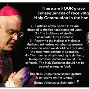 Stop Holy Communion in the Hand Flyers - Etsy