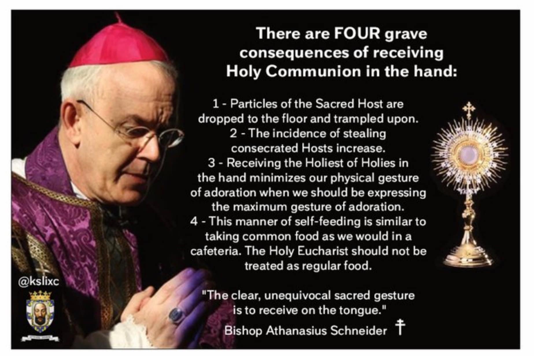 Receiving Holy Communion In The Hand