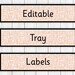 Hessianthemed Tray Labels (editable) - Etsy