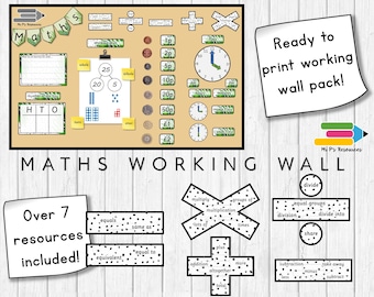 Maths Working Wall - Etsy UK