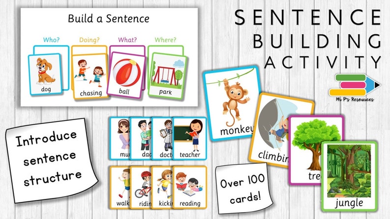 Sentence Building Activity - Etsy