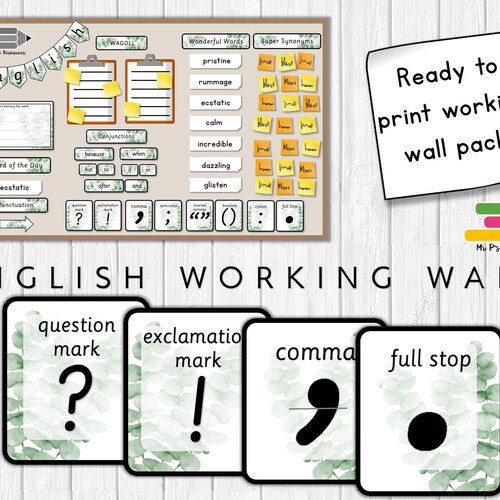 English Working Wall Pack - Etsy UK