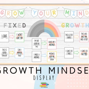 Growth Mindset Display - Etsy