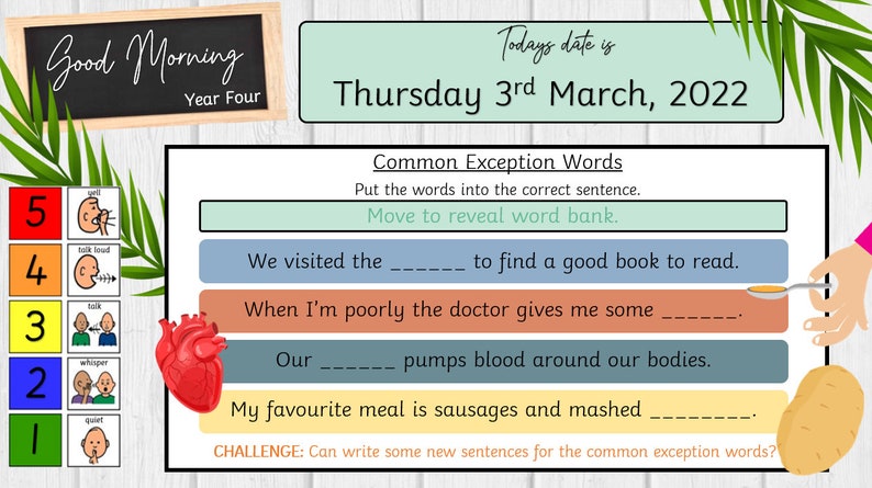 Morning Activities Year 4 whole Year VALUE PACK - Etsy UK