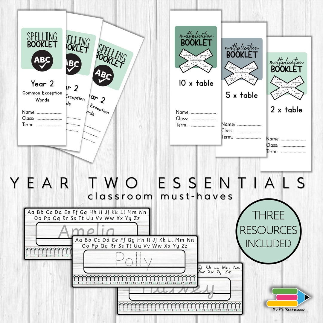 Year 2 Classroom Essentials Great Value - Etsy