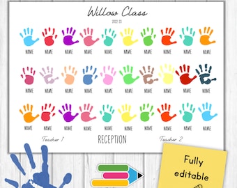 Personalised Crayons Print, End of Year Gift for Students, Teacher ...