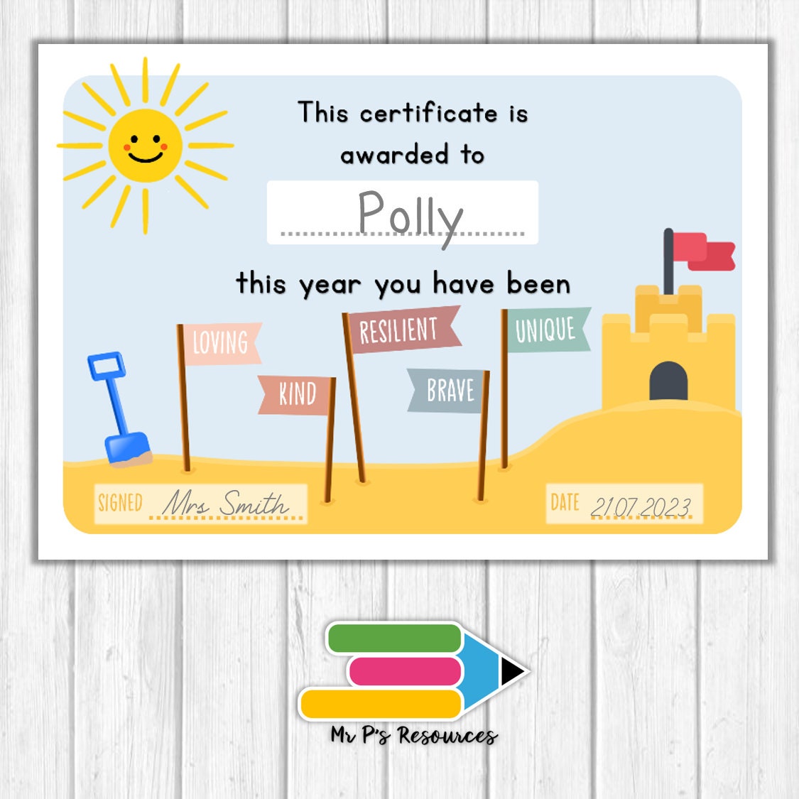 Positive Affirmation Certificates - Etsy