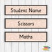 Hessianthemed Tray Labels (editable) - Etsy