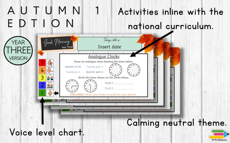 Morning Activities For Year 3 Autumn 1 Etsy Morning Activities For Year 3 Autumn 1 Etsy