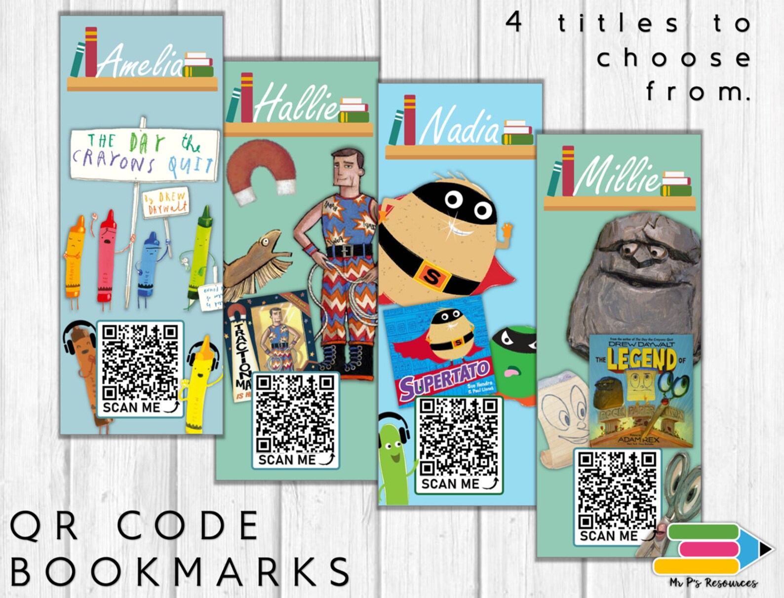 Personalised QR Code Bookmarks - Etsy UK