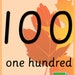 0 - 100 Number Line Display - Etsy