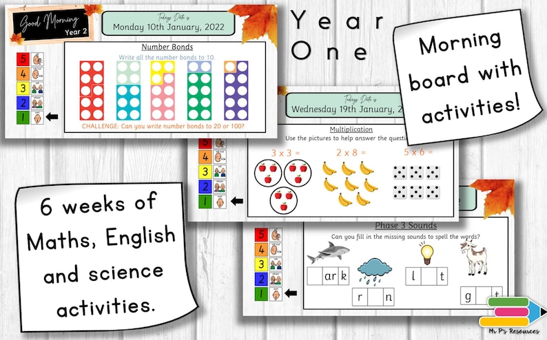 Morning Activities for Year 1 (spring 1 Edition) - Etsy UK