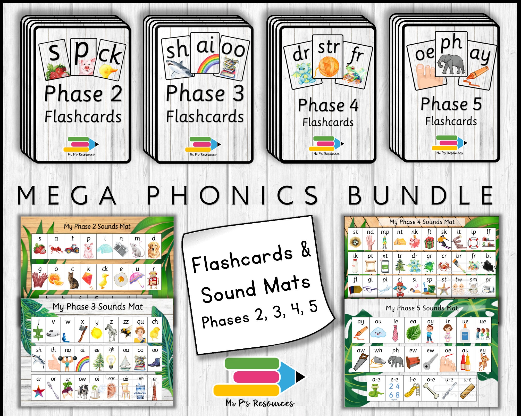Mega Phonics Bundle (printable) - Etsy