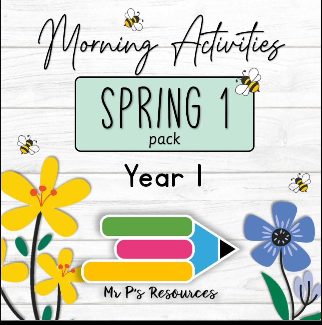 Morning Activities for Year 1 (spring 1 Edition) - Etsy UK