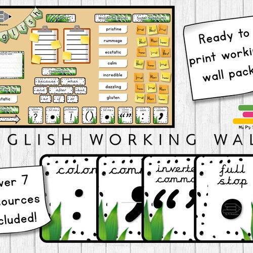 English Working Wall Pack - Etsy UK