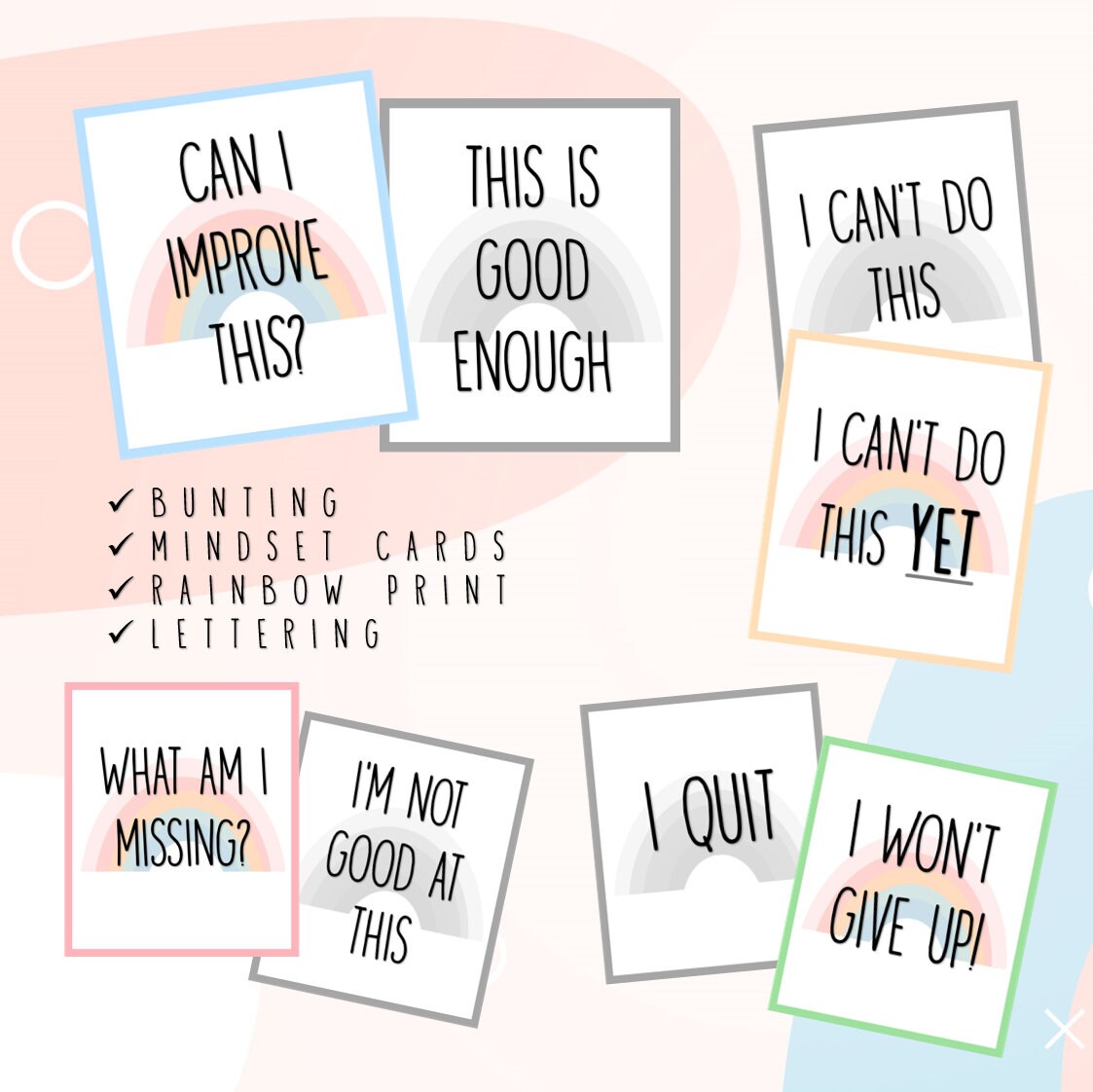 Growth Mindset Display - Etsy