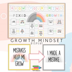 Growth Mindset Display - Etsy