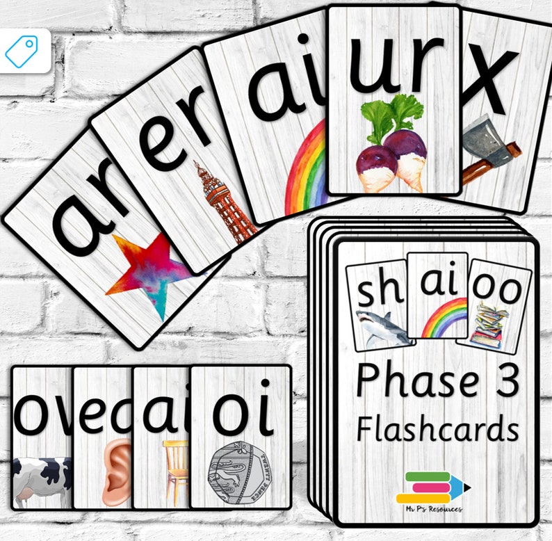 Printable Phonics Flashcard bundle | Etsy
