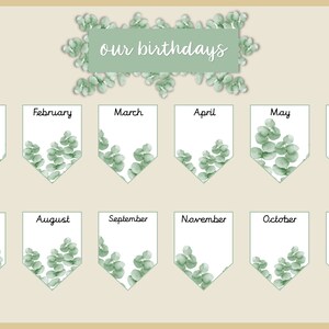 Birthday Display - Botanical - Etsy