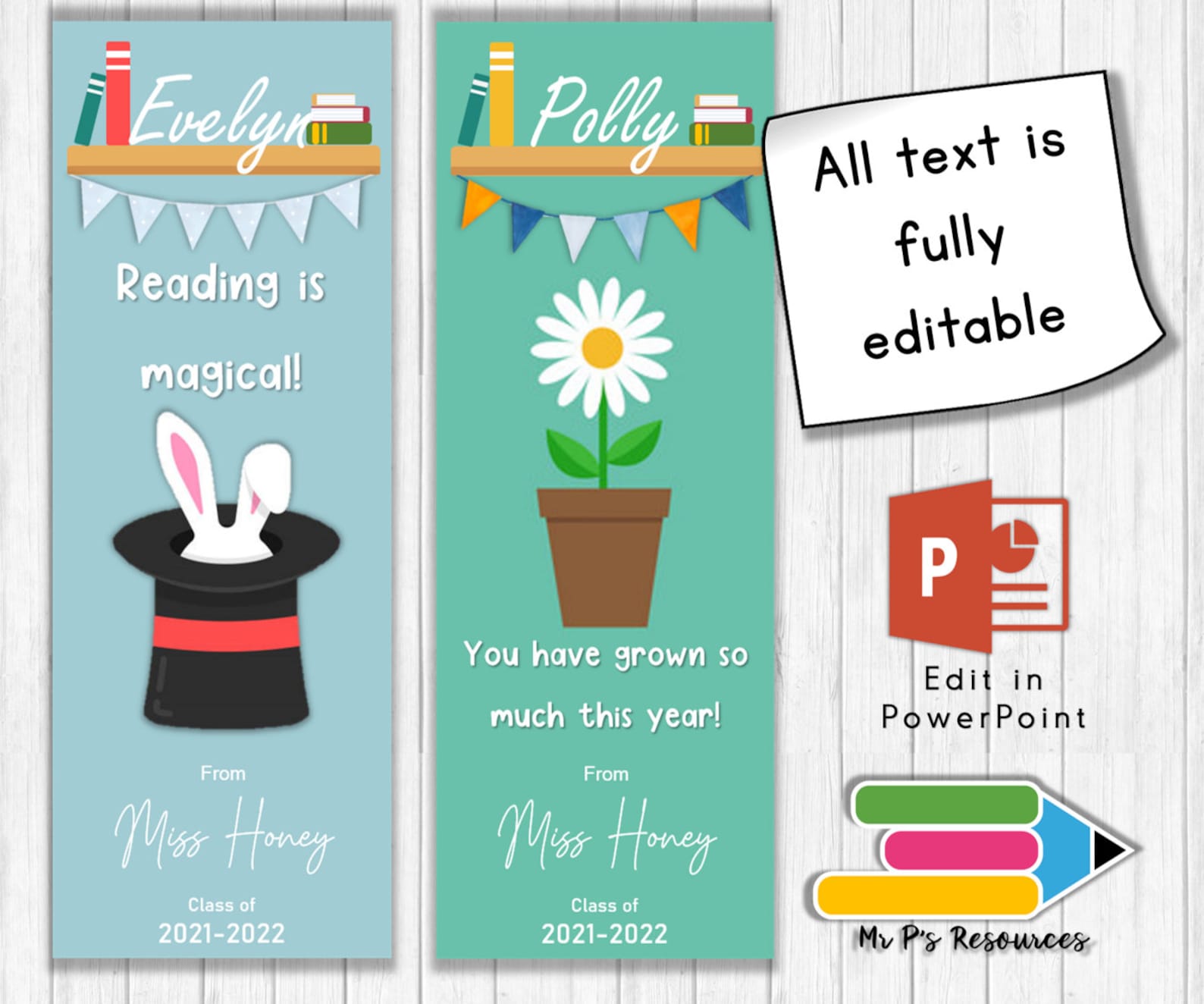 Personalised End of Year Bookmarks 2023 - Etsy