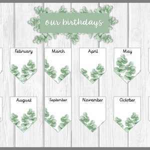 Birthday Display - Botanical - Etsy