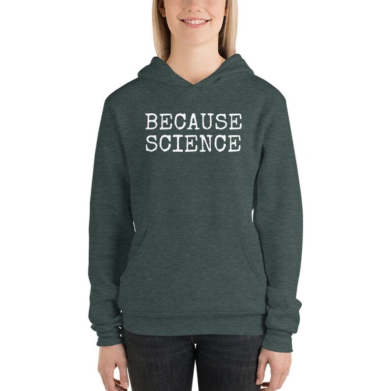 Because Science Hoodie Science Sweatshirt Science Teacher - Etsy