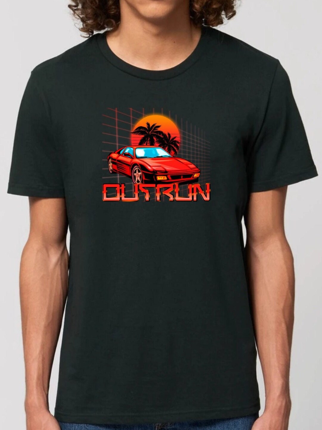 OUTRUN Testarossa Ferrari 1986 Vintage Arcade Video Game T-shirt ...