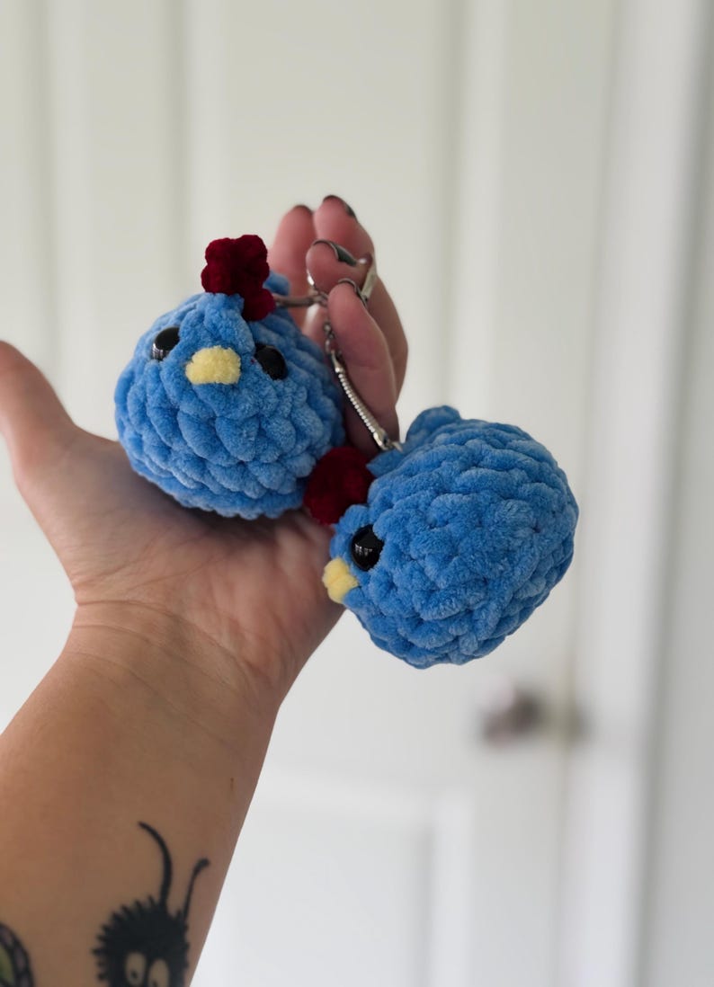 Stardew Valley Inspired Chicken Keychain - Etsy