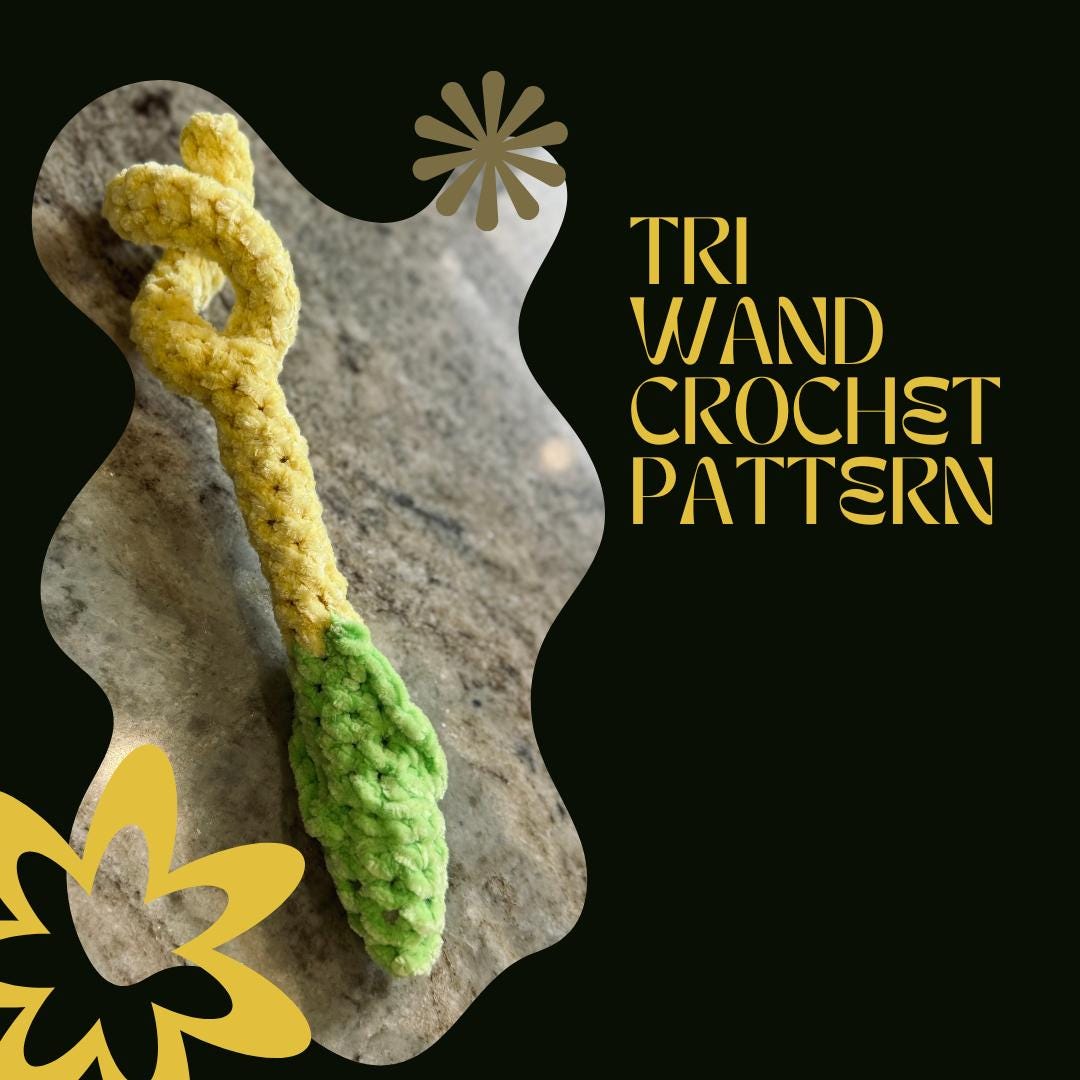 Tri Wand Crochet Pattern - Etsy